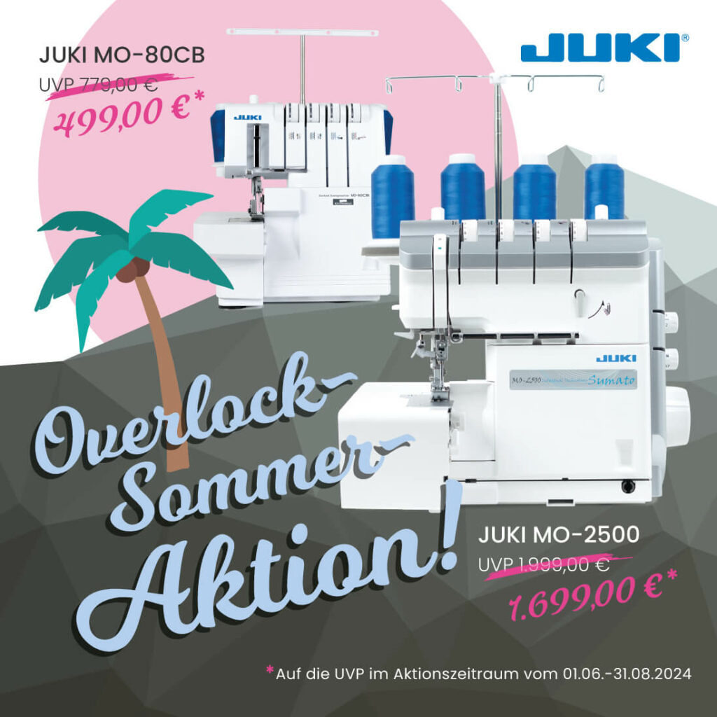 Deine Träume werden mit den JUKI Nähmaschinen wahr
